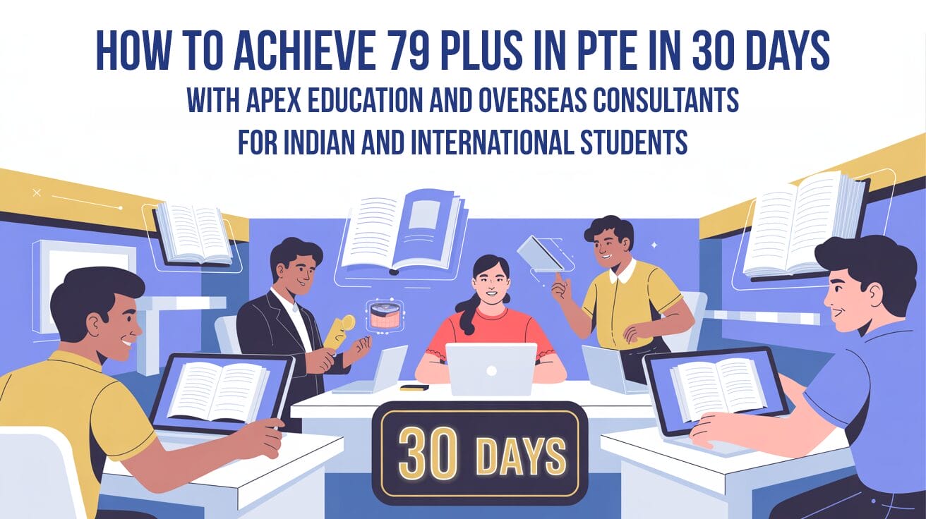 How to Achieve 79 Plus in PTE in 30 Days with Apex Education and Overseas